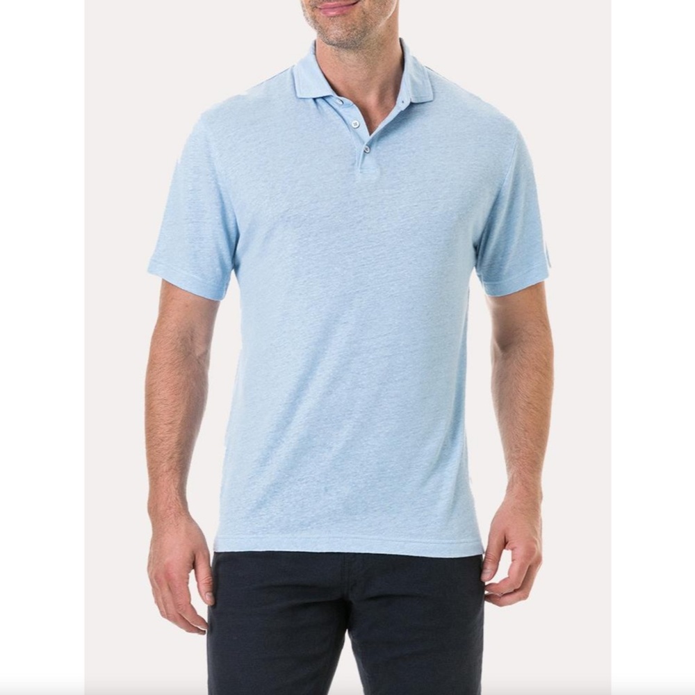 Rodd & Gunn Mens Timber Bay Polo In Stone Wash Blue S… - Gem